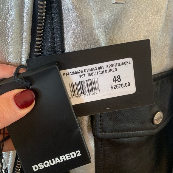 DSQUARED | Jackets & Coats | Dsquared Leather Moto Jacket | Poshmark